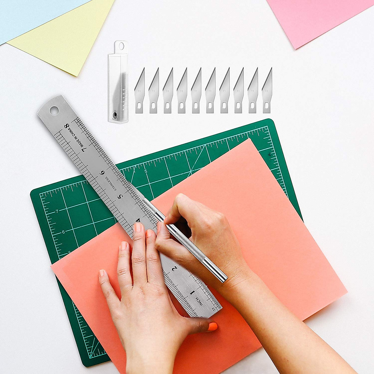 28 PCS Precision Craft Tools Set Vinyl Weeding Tools Kit for Weeding Vinyl, DIY Art Work Cutting, Hobby, Scrapbook