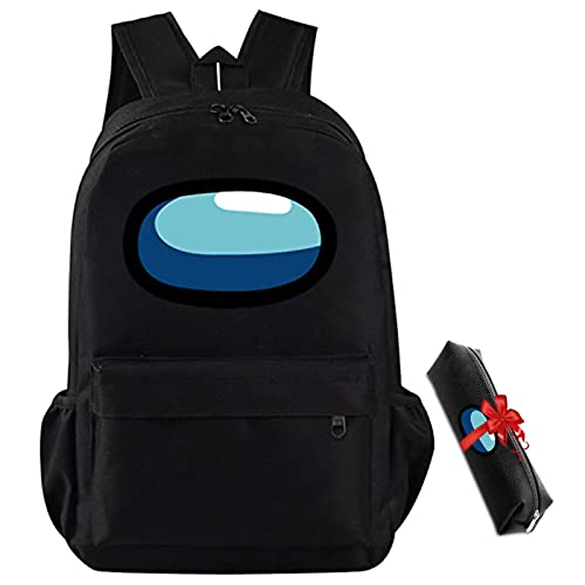 MINANTPE Cartoon Backpack Gamer Laptop Backpack with Pencil Case Lightweight Travel Hiking Bookbag Daypacks -2