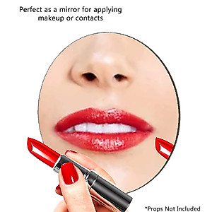 Marketing Holders Acrylic Mirror Round Circle 10" Inch Round Flat for DIY Craft Projects Safer Than Glass Light Weight Plastic Blind Spot Mirror Center Piece for Weddings and Events