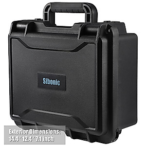 SIBONIC Waterproof Graded Card Case Compatible with 102 Card Slabs, BGS PSA SGC FGS Graded Sports Trading Cards, Graded Slab Card Storage Box…