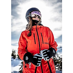 Hestra Army Leather Heli Ski Glove - Classic 5-Finger Snow Glove for Skiing, Snowboarding and Mountaineering, Navy, 7