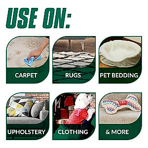 Bio Active Stain & Odor Remover for Pet & Carpet- Pet & People Safe - 32oz Spray