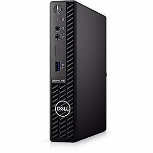 Dell Optiplex 3000 3090 Micro Tower Desktop (2021) | Core i5-512GB SSD + 2TB HDD - 32GB RAM | 6 Cores @ 3.8 GHz - 10th Gen CPU Win 11 Home (Renewed)