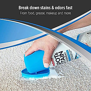 Rug Doctor Spot and Stain Scrubber Multi-Purpose Formula; Deep Cleaning Foam Removes Tough Stains; Ideal for Quick Cleanup of Spots & Spills; Fabric-Safe Scrub Brush, CRI Certified, White