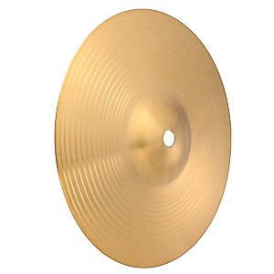 EXCEART Crash Ride Cymbal Bass Drum Cymbal Percussion Replacement Traditional Finish Brass for Drum 8 Inch