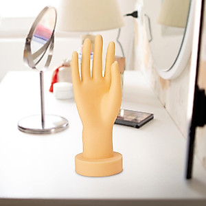 Multipurpose Hand Model Support Rack Bracelet Holder Jewelry Display Stand for Chain Jewelry Store Countertop Exhibition Showcase, Skin Color