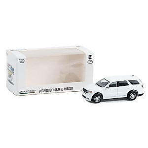 Greenlight 43003-N Hot Pursuit - 2022 Dodge Durango Pursuit Police- White 1:64 Scale Diecast