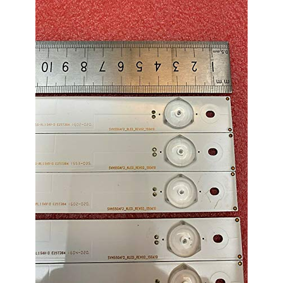 Strip for 10pcs LED Strip for Hisense UB55EC591 LC-55N6000U 55h7b 55h7b2 55h7c SVH550AF2