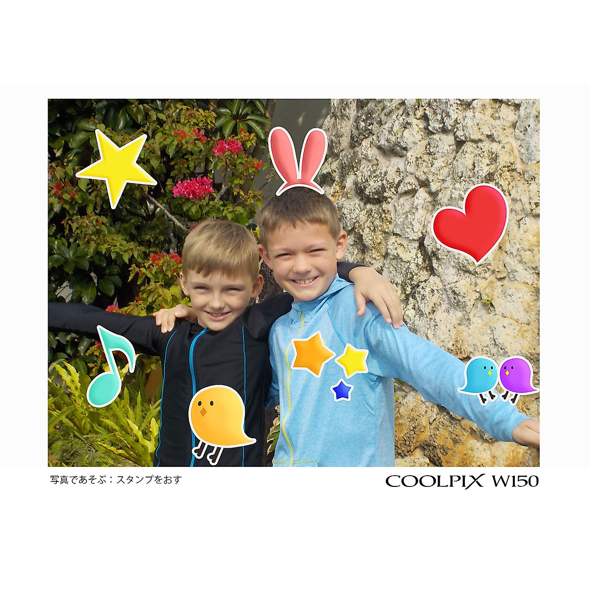 Nikon Digital Camera COOLPIX W150 Waterproof W150RS Resort (International Model), Blue (Renewed)