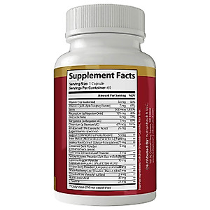 Reversirol Supplement - 20 Herbs & Multivitamin Pills with Alpha Lipoic Acid & Cinnamon, 60 Capsules