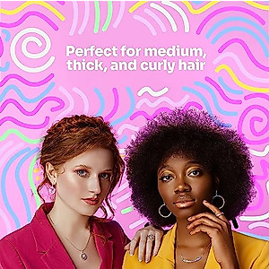 Wet Brush Thick Hair Detangling Brush, Black - Ultra-Soft IntelliFlex Bristles Glide Through Tangles With Ease - Pain-Free Detangler for All Hair Types, Wet & Dry Hair