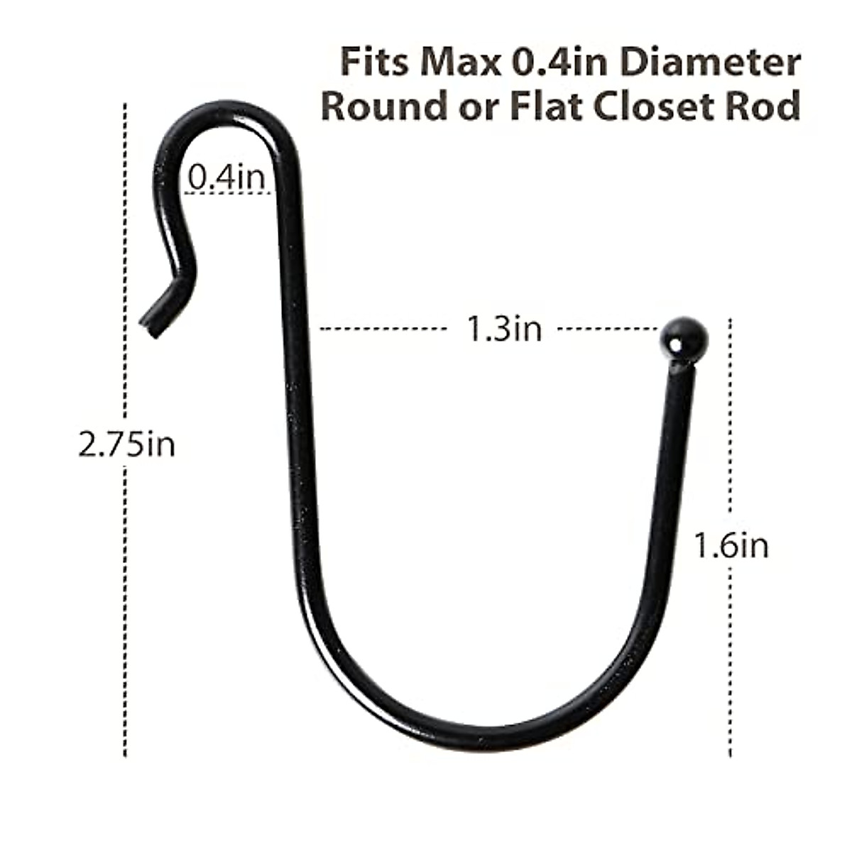 HYDERMUS Hat Rack for Wall