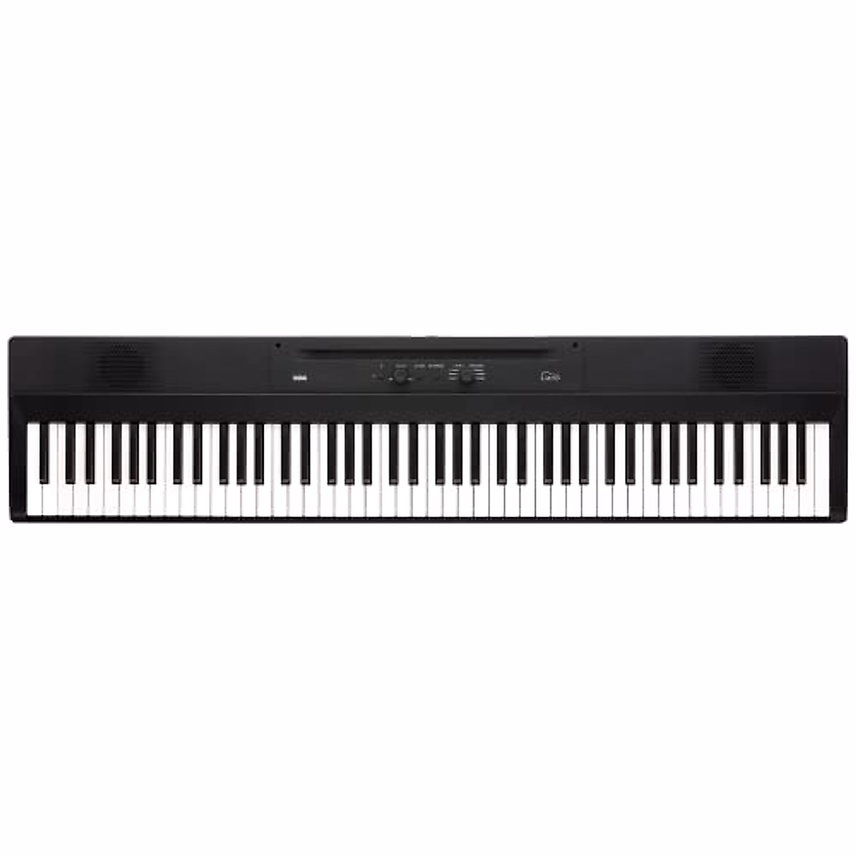 Korg 88 Portable Digital Piano with Semi-Weighted Keys and Built-in Speakers, with Sustain Pedal, Music Stand, and Power Supply (LIANO),Black