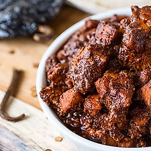 El Gallo Giro Asado de Puerco (7.8 oz) - Seasoned Pork Chunks with Chili Sauce - Heat and Serve - No Preservatives - Keto Friendly