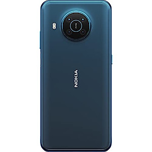 Nokia X20 5G Dual 128GB 8GB RAM Factory Unlocked (GSM Only | No CDMA - not Compatible with Verizon/Sprint) International Version - Nordic Blue