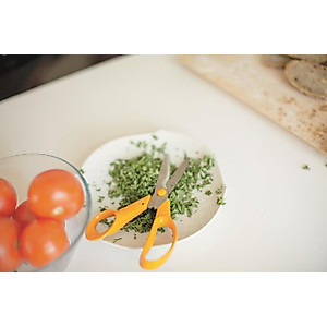 Fiskars Kitchen Scissors, Total Length: 18 cm, Quality Steel/Synthetic Material, Classic, 1000819