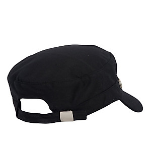 Gravity Threads Skull Pins Black Cadet Cap
