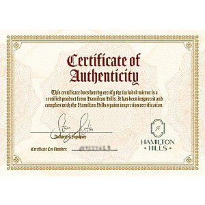 Hamilton Hills 40x40 inch Silver Trifold Mirror | Full Length Beveled Edges 3 Way Mirror Hangable on Wall | Tall Makeup Mirror with Hinges for Folding | Table Top, Dressing & Bathroom Vanity Mirror