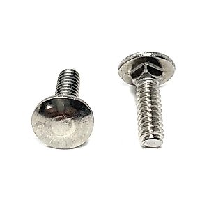 10-24x5/8 Carriage Bolts Stainless Steel 18-8 (25 Pieces)