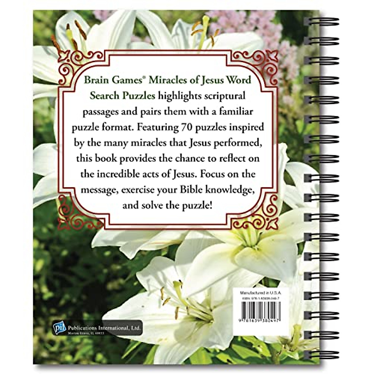 Brain Games - Miracles of Jesus Word Search Puzzles (Brain Games - Bible)