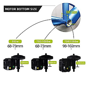 BAFANG Latest mid Drive Motor 1000W 50.4V Ebike Mid Motor Electric Bike Conversion Kit with Large Power 19Ah/50.4Ah Battery and Fast Charger with Upgrade DPC 181 LCD Display DIY Engine Series