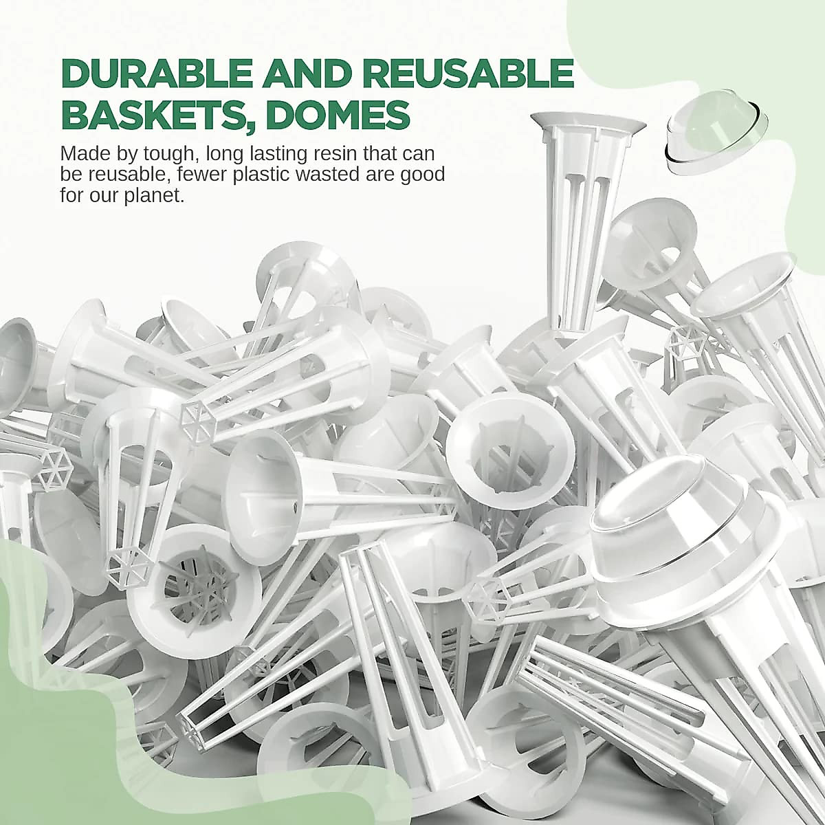 LetPot 172 Pcs Seed Pod Kits, Hydroponics Growing Sponges, Grow Anything Kit Pod for Hydroponic with 60 Sponges, 2 Nutrients, 25 Baskets, 60 Stickers, 25 Germination Domes