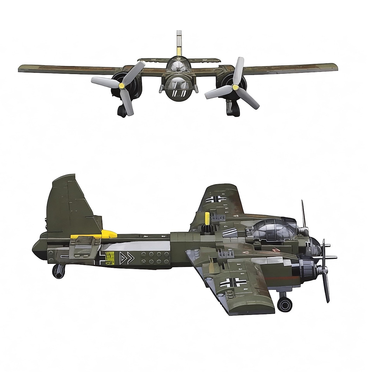 General Jim's WW2 Military Iron Empire Building Blocks Air Bomber JU88 - World War 2 Aircraft Fighter Plane Brick Building Set