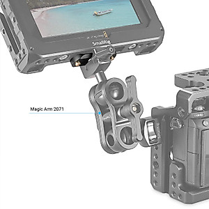 SmallRig Mini NATO Rail, Anti-Off Quick Release NATO Rail, Thickness 6mm, Length 48mm for NATO Handle, Camera Cage - 2172