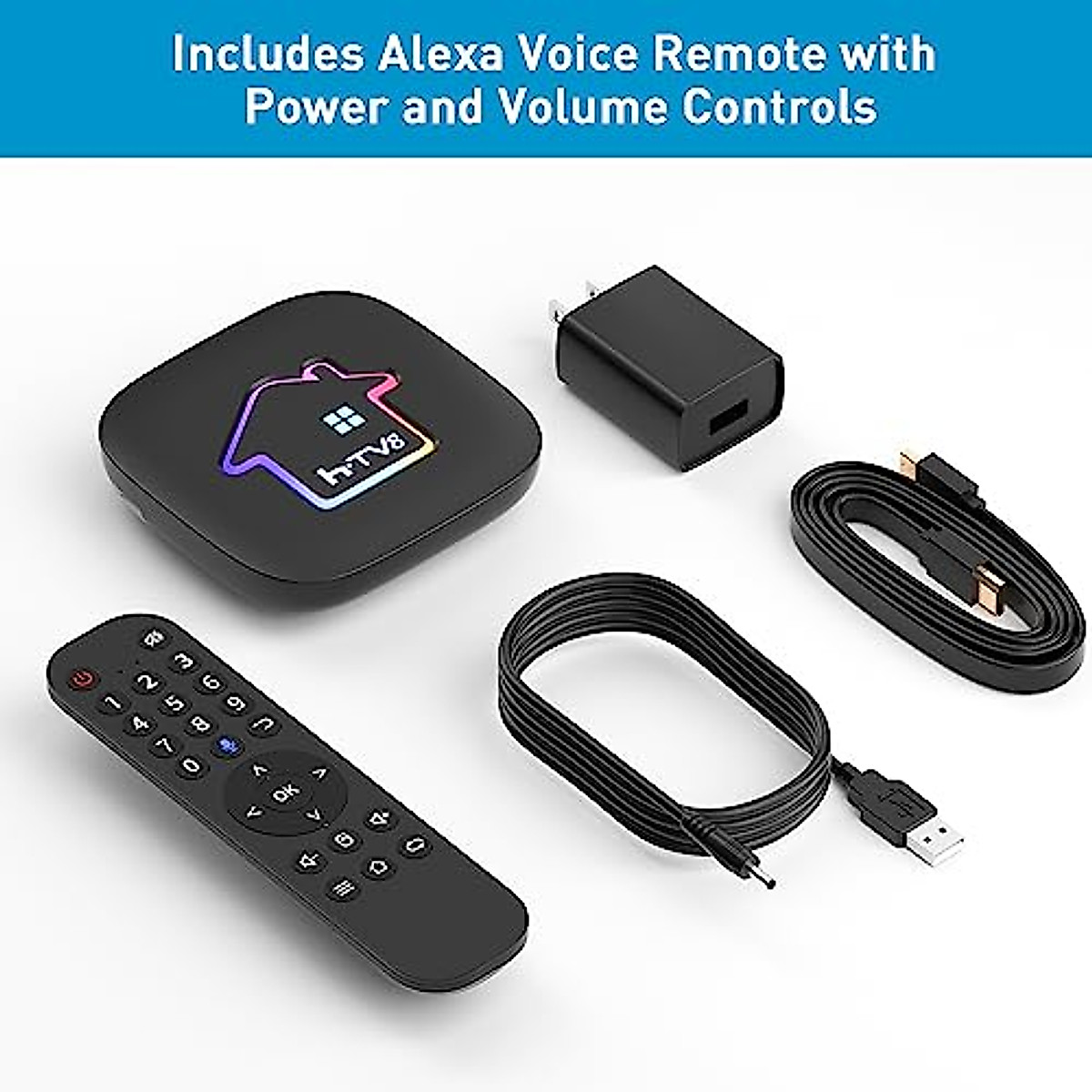 HTV 8 Brazil TV Box 2023 HTV Box 8 TV New Version Brazilian TV Box 4K Ultra HDR USB2.0/3.0 WiFi 2.4GHz/ 5GHz