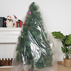 HFKPJRT Extra Large Clear Plastic Bags, 5 Pack 40x60 Inches Gaint Storage Bags, Jumbo Transparent Platic Bags for Storage Luggage, Suitcase, Clothes, Furniture, Chair, Kids Bike, Christmas Tree