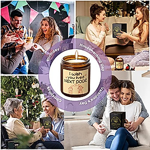 Birthday Gifts for Women Men,Gifts for Girlfriend Sister,Valentine's Day Gift.Friendship Gifts for Best Friends,Lavender Scented Candles for Birthday Gifts,Housewarming Gifts ect(7oz)