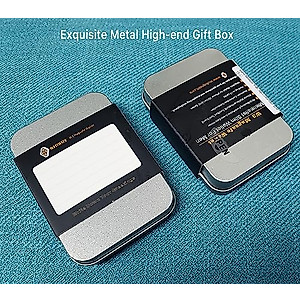 niubuy Magnetic Wallet & Minimalist Slim Wallet for Men -MagSafe Wallet-Hard Shell Lightweight iPhone Wallet - for iPhone 14 Pro Max/ 14 Pro/ 14/13 Pro Max/ 13 Pro/ 12 Pro Max -Gray