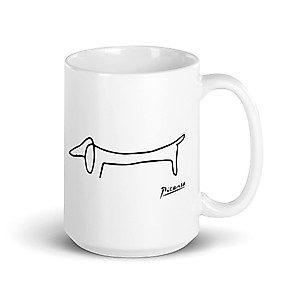 Dog Lump Dachshund Line Art Mug (11oz - 15oz)