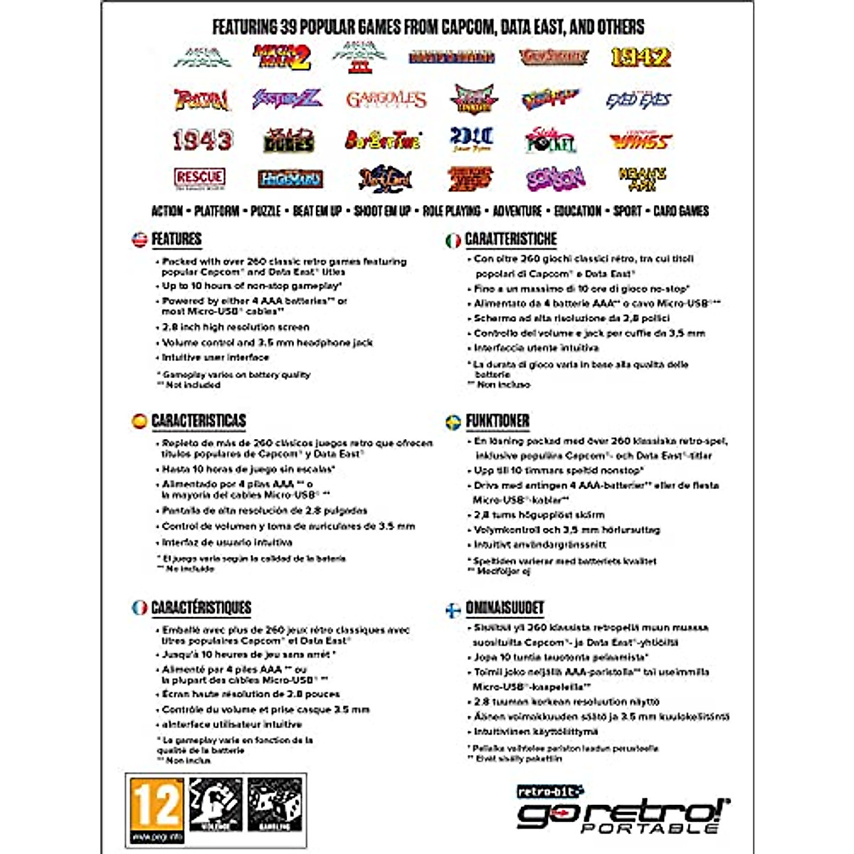 Go Retro! Portable (Electronic Games)