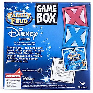 Cardinal Disney Family Feud Game Box, Multicolor