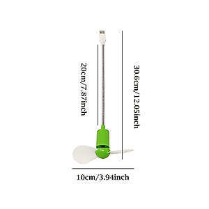 Honbay 4PCS Mini Mobile Portable USB-Powered Cooling Fan Gooseneck Air Blower for Desktop PC Computer Laptop Notebook Tablet