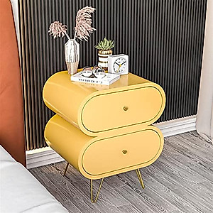 HIGOH Bedside Table Bedside Table Bedroom Home Small lockers Bedside Table (Color : Green)