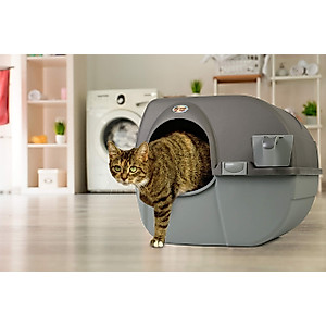 Omega Paw Self-Cleaning Litter Box, Regular, Taupe