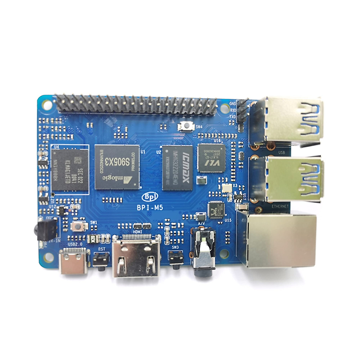 Banana PI BPI M5 New Generation Single Board Computer Amlogic S905X3 Design