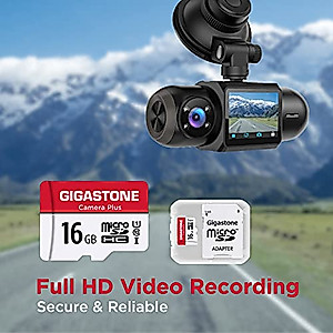 [Gigastone] 16GB 5-Pack Micro SD Card, Camera Plus, MicroSDHC Memory Card for Wyze Cam, Security Camera, Full HD Video Recording, UHS-I U1 Class 10, up to 85MB/s, with MicroSD to SD Adapter