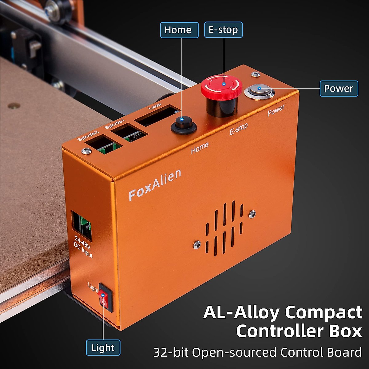 FoxAlien Masuter Pro CNC Router Machine with 40x80cm Extension Kit for Working Area Extend