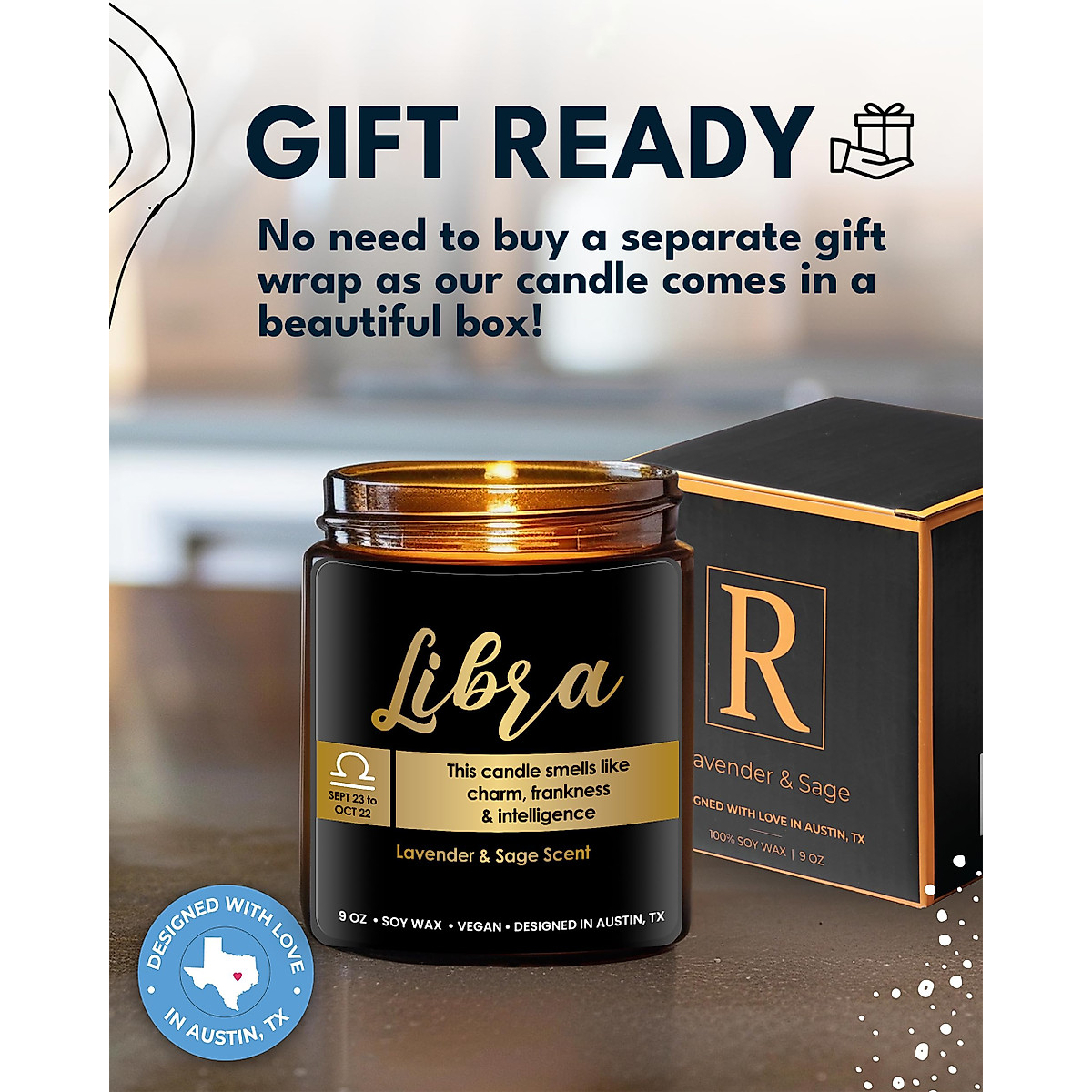 Libra Candle Zodiac, Libra Birthday Gifts for Women & Men, Gifts for A Libra Gifts for Women Zodiac Candles, Astrology Gifts for Women, Zodiac Gifts for Women, Zodiac Sign Gifts for Astrology Lovers