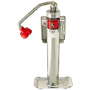 BULLDOG 154107 Trailer Jack,Black,Silver,Red