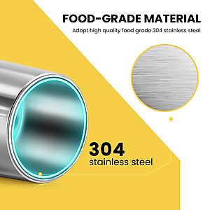 VIVOHOME Water Distiller Countertop 1.1 Gallon/4L Brushed 304 Stainless Steel Distilled Water Machine with an Extra Smart Switch Purifier Filter for Home Office