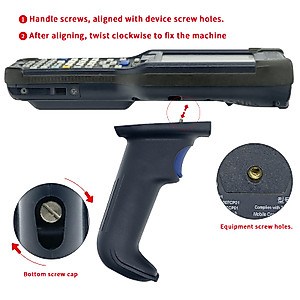 CK3 Trigger Handle with Screw for Intermec CK3 CK3R CK3X CK65 Handheld Barcode Scanner Mobile Computer,Stable Sensitive Grip (P/N:203-879-003)