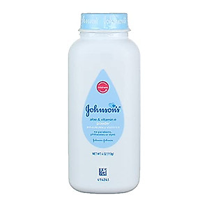 Johnson's Baby Pure Cornstarch Powder - 4 oz, Pack of 5