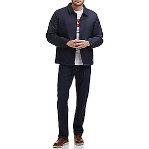 Levi's Men's Retro Coaches Jacket, Navy Sherpa Lined, XX-Large
