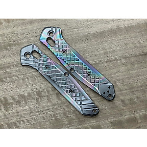 FRAG Oil Slick Black Zirconium Scales for Benchmade 940 Osborne