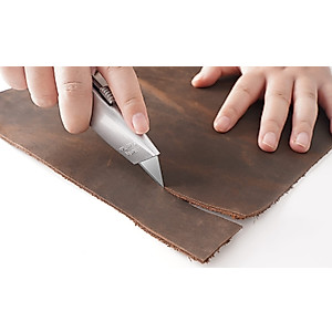 DIYSELF 1 Pack Box Cutter Retractable with 10 Blades and 50 Pack Utility Knife Blades