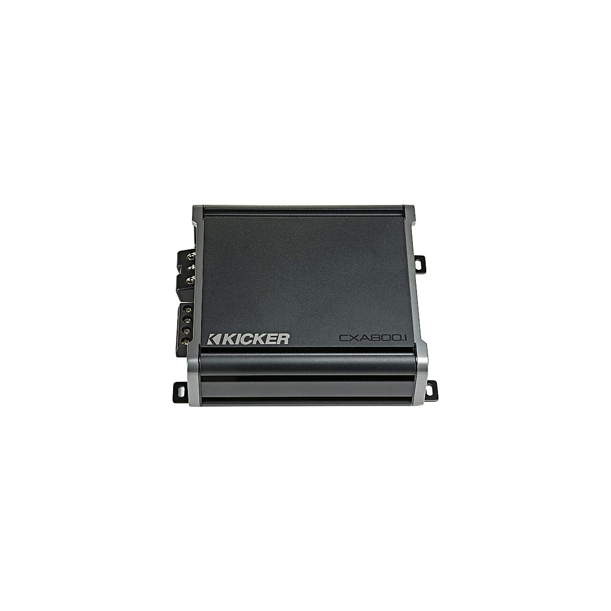 Kicker Comp R 12 Inch Dual Subwoofer in Vented Enclosure Package with 46CXA8001 Amplifier and Wire kit